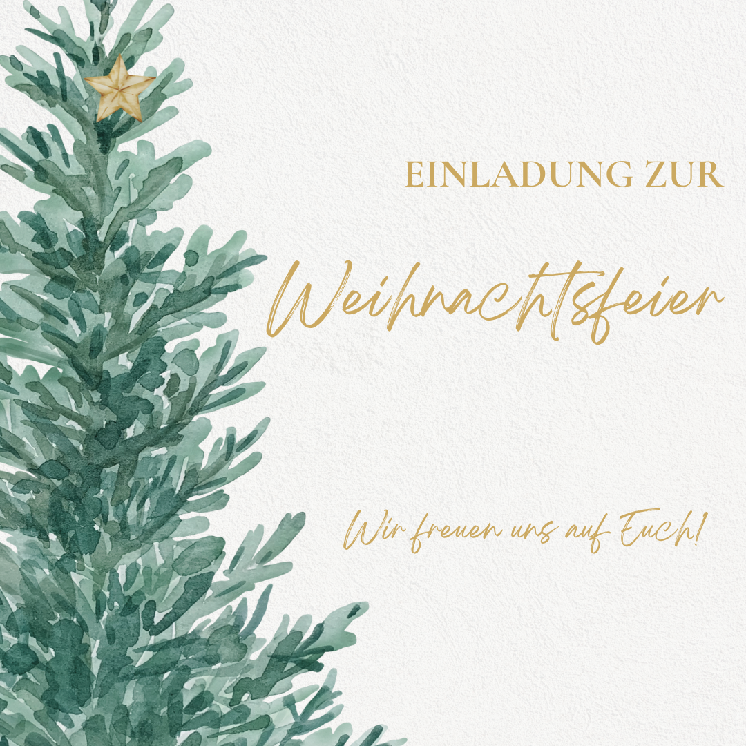 Einladung zur Weihnachtsfeier: Vorlagen & KI-Unterstützung